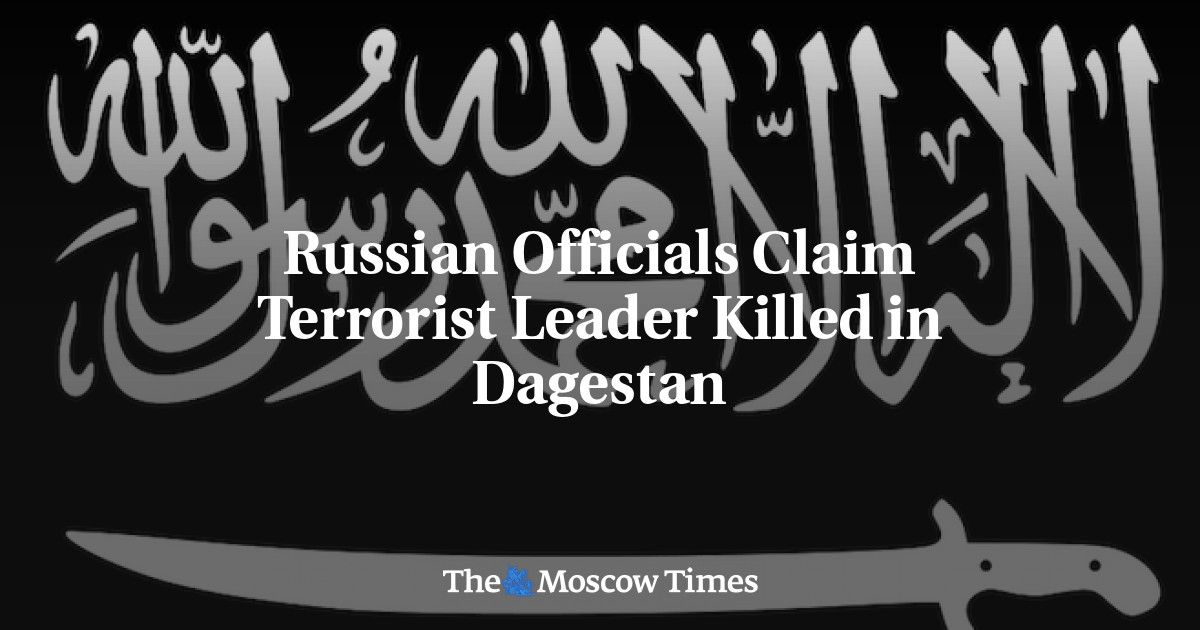 Russian Officials Claim Terrorist Leader Killed in Dagestan
