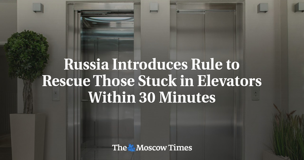 Russia Introduces Rule to Rescue Those Stuck in Elevators Within 30 Minutes