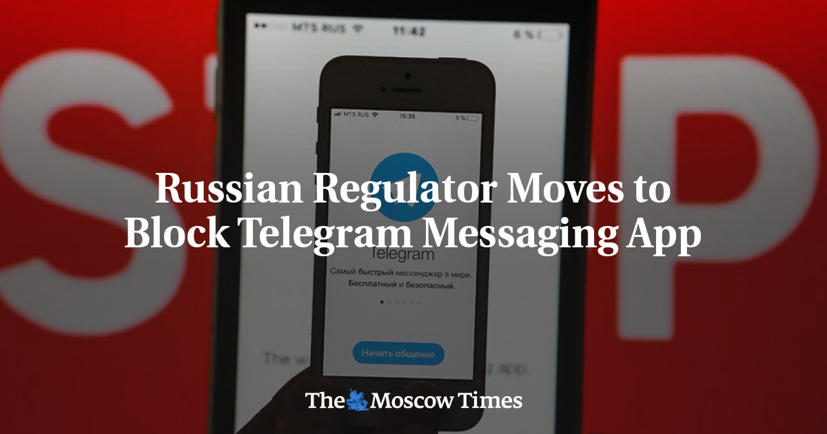 Russian Regulator Moves to Block Telegram Messaging App