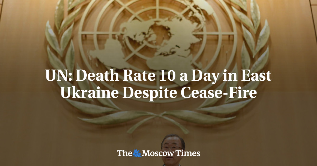 UN: Death Rate 10 a Day in East Ukraine Despite Cease-Fire