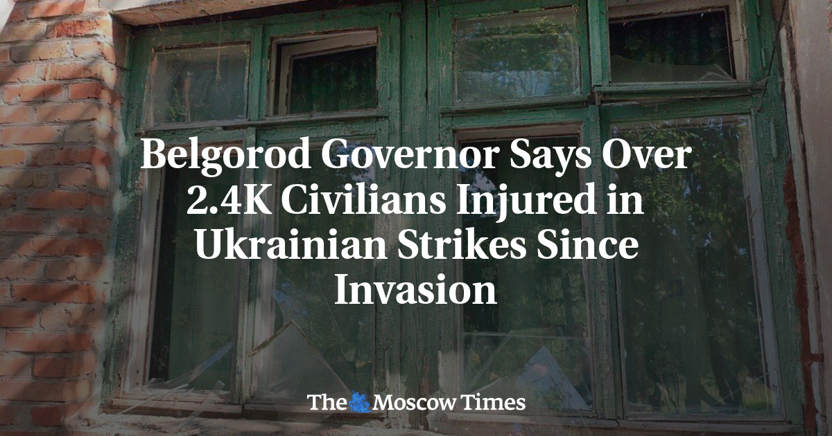 Belgorod Governor Says Over 2.4K Civilians Injured in Ukrainian Strikes ...