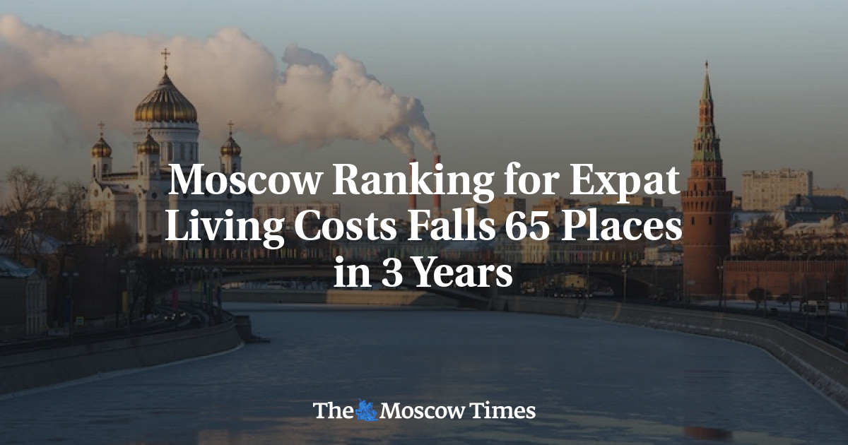 Moscow Ranking for Expat Living Costs Falls 65 Places in 3 Years