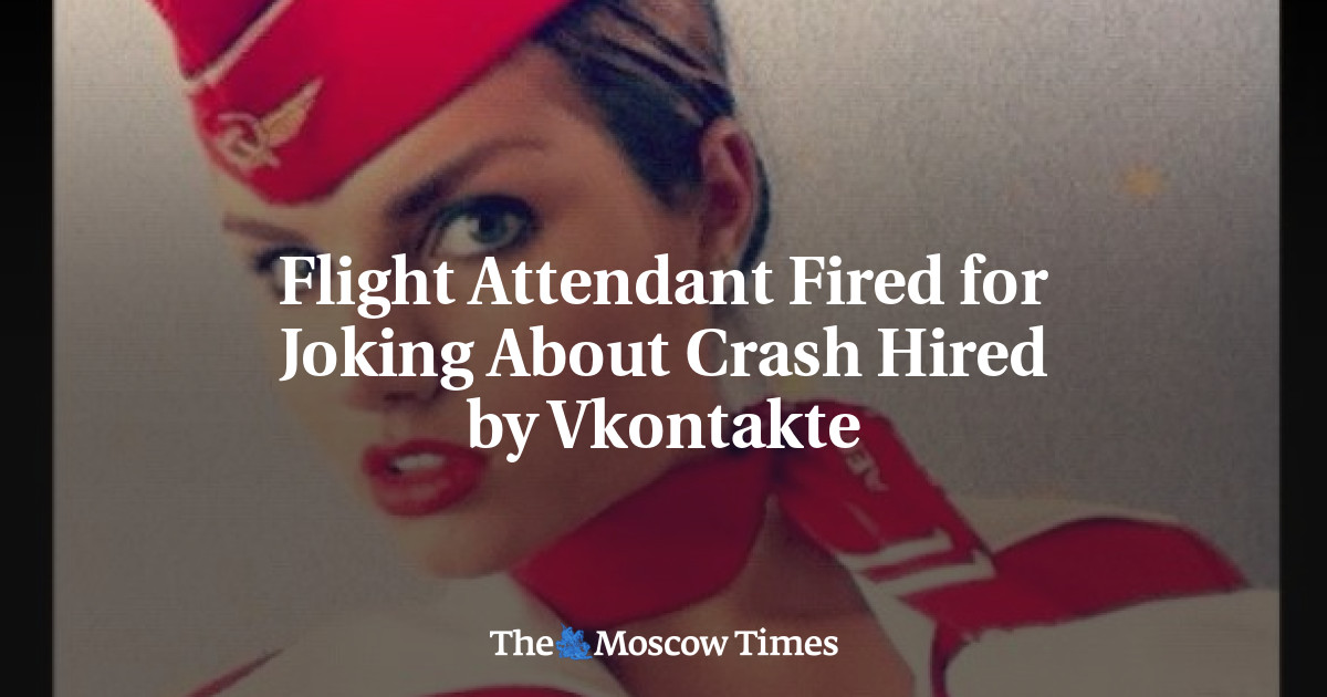 Flight Attendant Fired for Joking About Crash Hired by Vkontakte