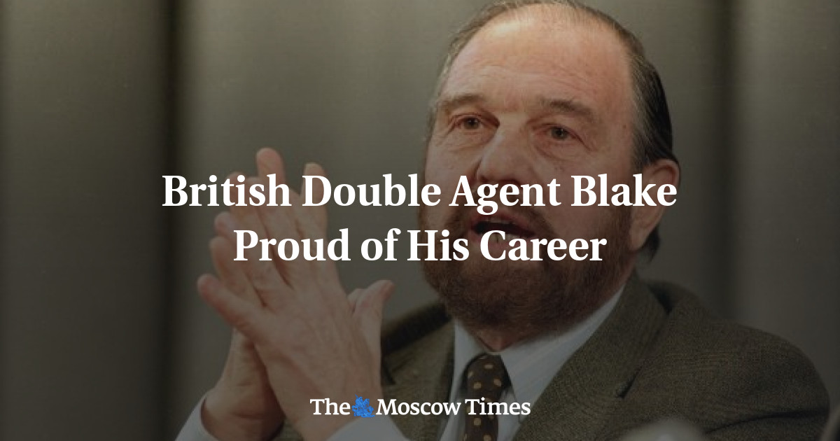 British Double Agent Blake Proud of His Career