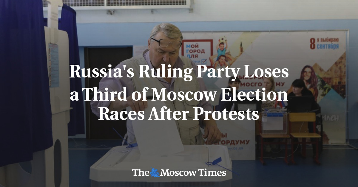 Russia's Ruling Party Loses a Third of Moscow Election Races After ...