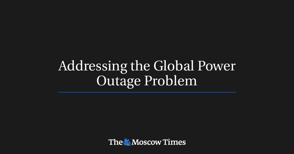 Addressing the Global Power Outage Problem