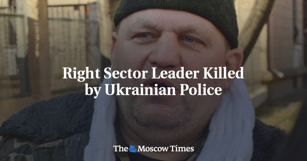 Right Sector Leader Killed by Ukrainian Police