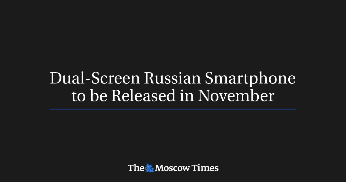 Dual-Screen Russian Smartphone to be Released in November