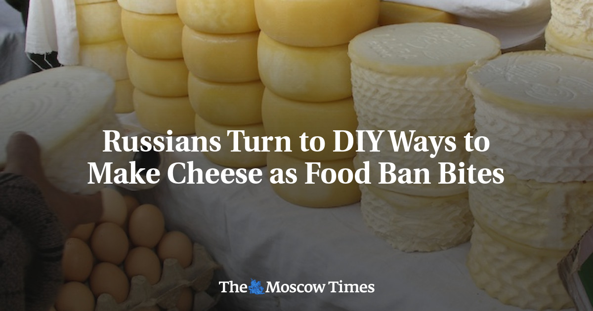Russians Turn to DIY Ways to Make Cheese as Food Ban Bites