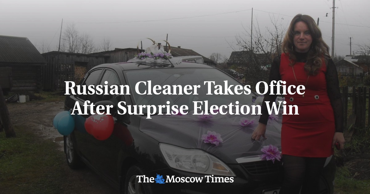 Russian Cleaner Takes Office After Surprise Election Win - The Moscow Times