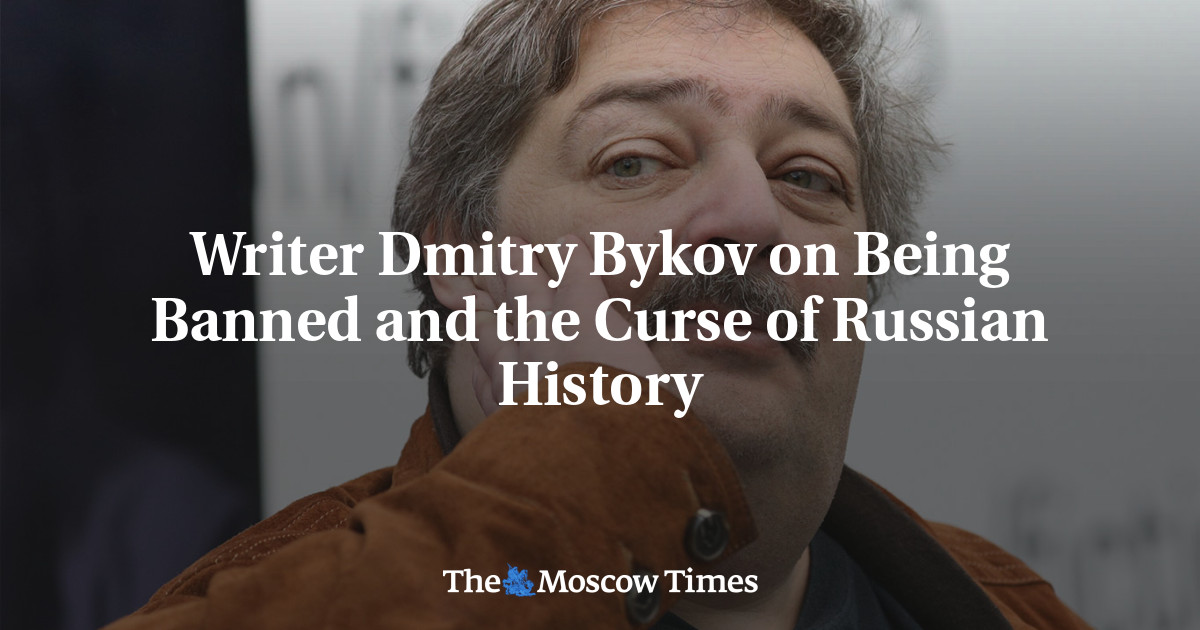 Writer Dmitry Bykov on Being Banned and the Curse of Russian History - The Moscow Times