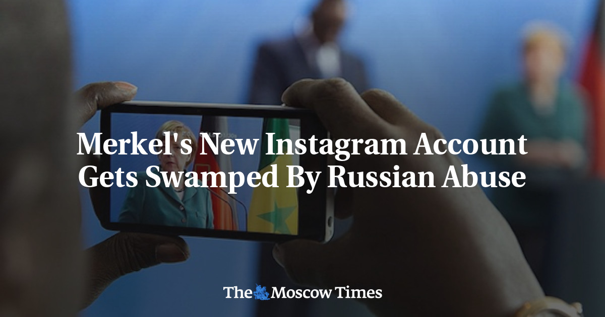 Merkel's New Instagram Account Gets Swamped By Russian Abuse
