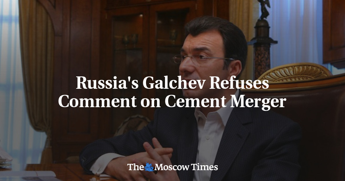 Russia's Galchev Refuses Comment on Cement Merger