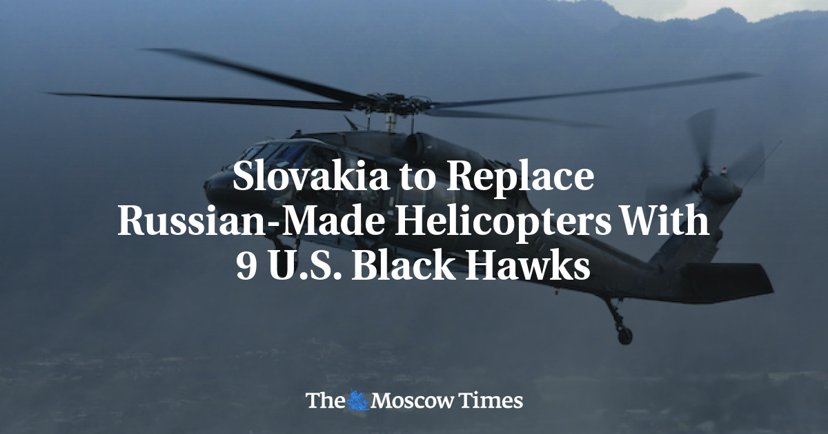 Slovakia to Replace Russian-Made Helicopters With 9 U.S. Black Hawks