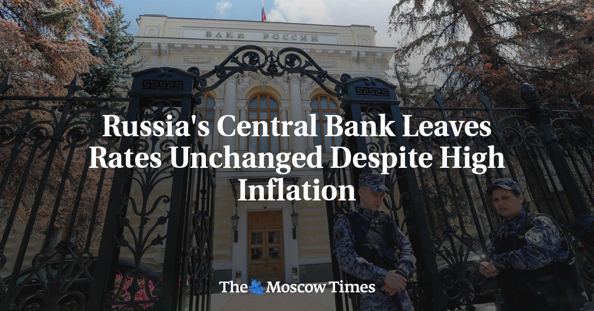 Russia's Central Bank Leaves Rates Unchanged Despite High Inflation ...