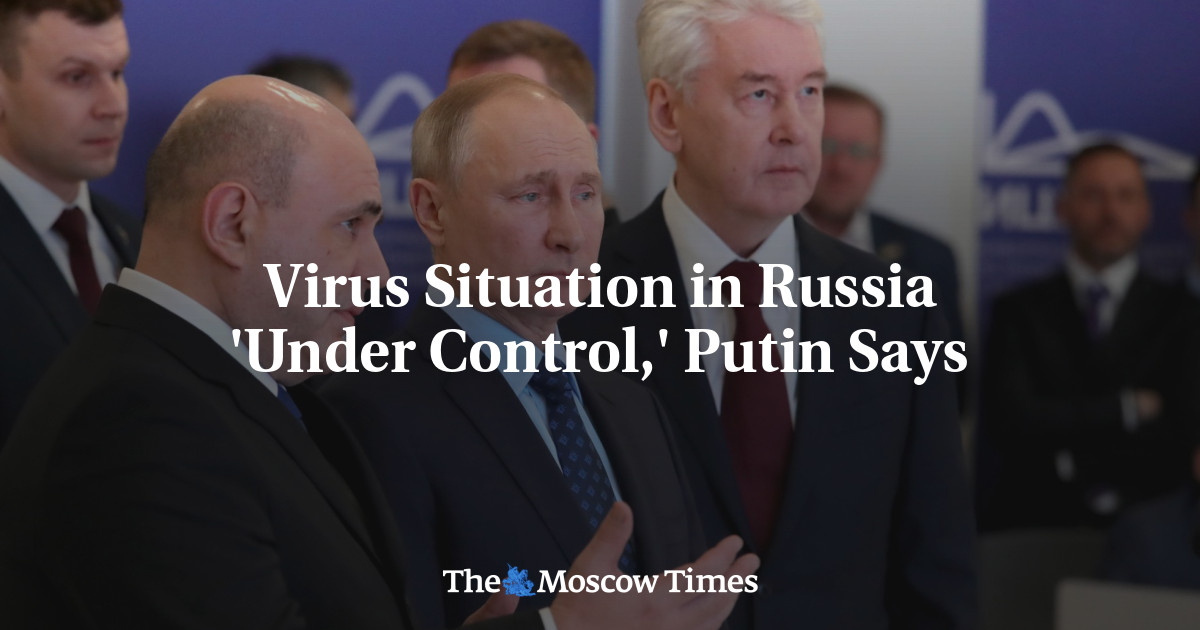 Virus Situation in Russia 'Under Control,' Putin Says - The Moscow Times