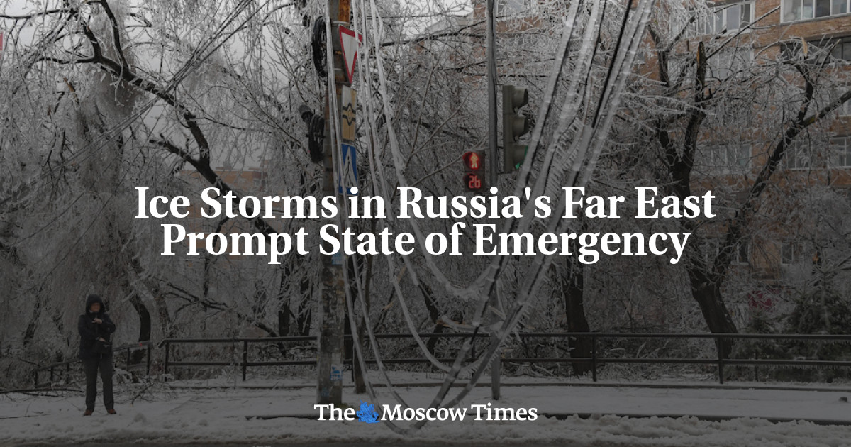 Ice Storms in Russia's Far East Prompts State of Emergency - The Moscow ...