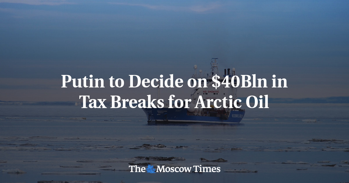 Putin to Decide on $40Bln in Tax Breaks for Arctic Oil - The Moscow Times