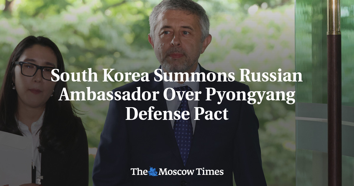South Korea Summons Russian Ambassador Over Pyongyang Defense Pact ...