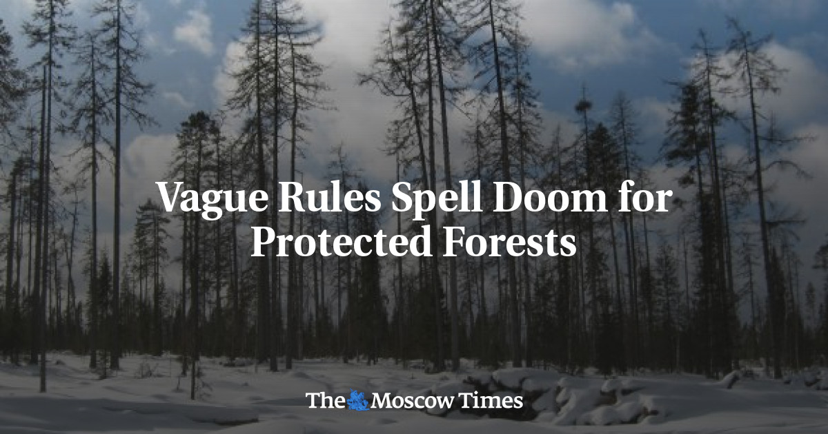 Vague Rules Spell Doom for Protected Forests