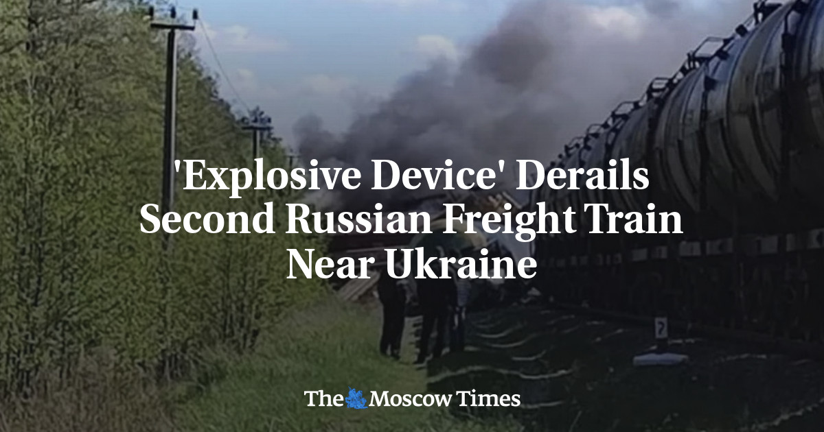'Explosive Device' Derails Second Russian Freight Train Near Ukraine ...