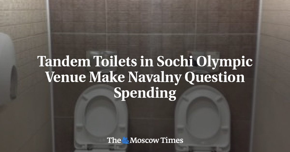 Tandem Toilets in Sochi Olympic Venue Make Navalny Question Spending