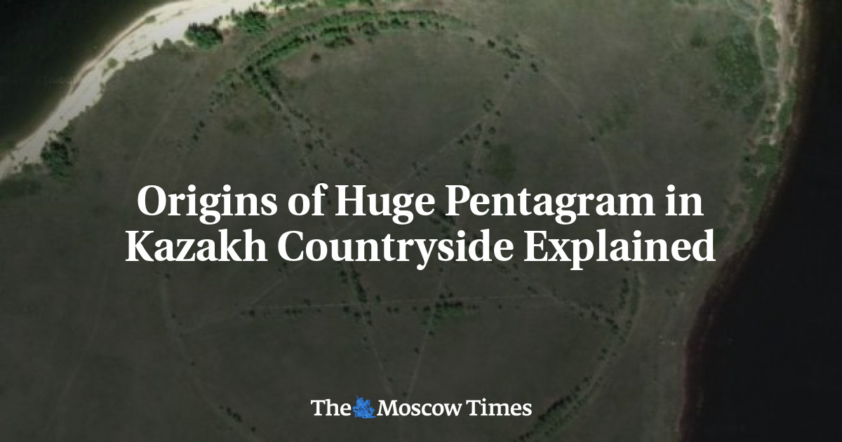 Origins of Huge Pentagram in Kazakh Countryside Explained