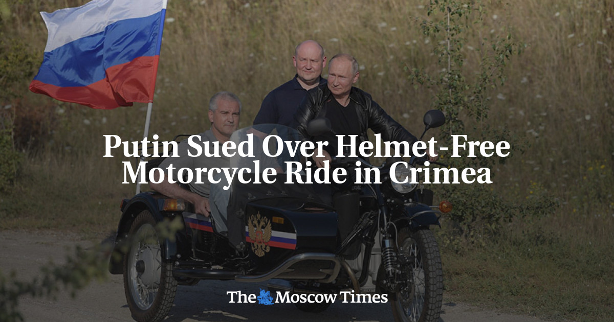 Putin Sued Over Helmet-Free Motorcycle Ride in Crimea - The Moscow Times