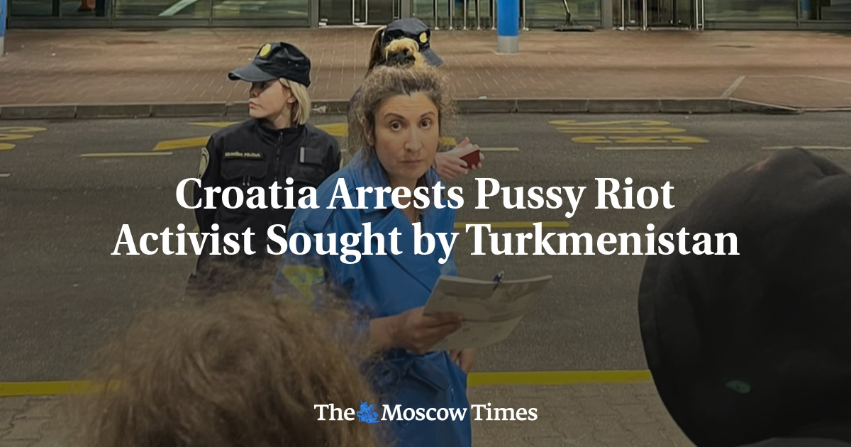Croatia Arrests Pussy Riot Activist Sought By Turkmenistan The Moscow