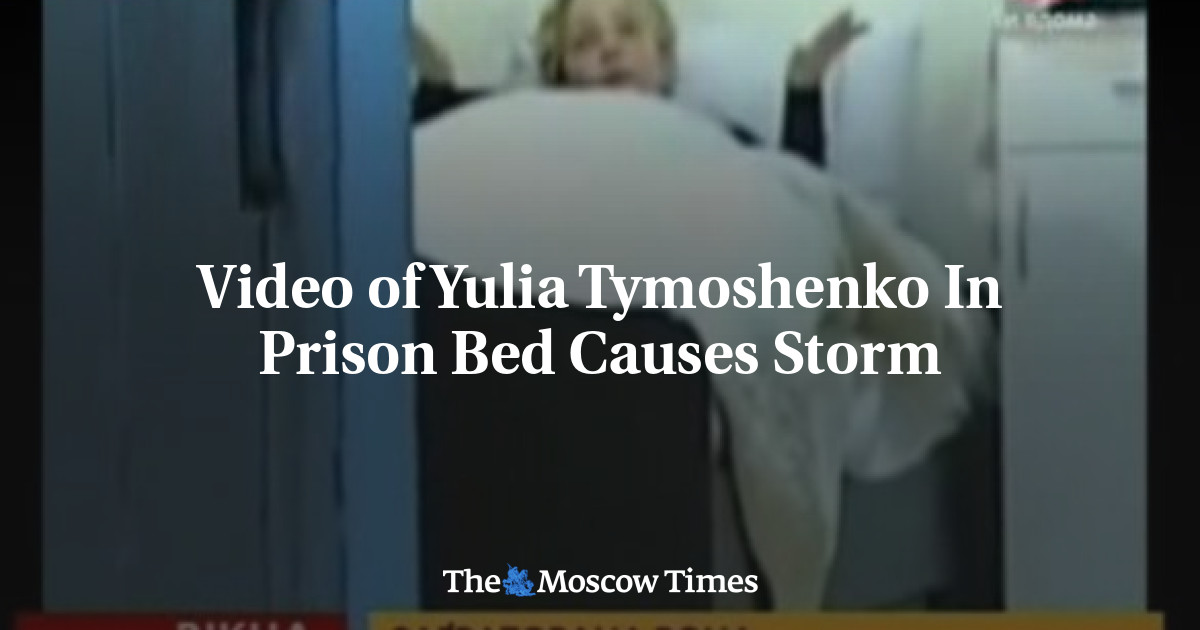 Video of Yulia Tymoshenko In Prison Bed Causes Storm