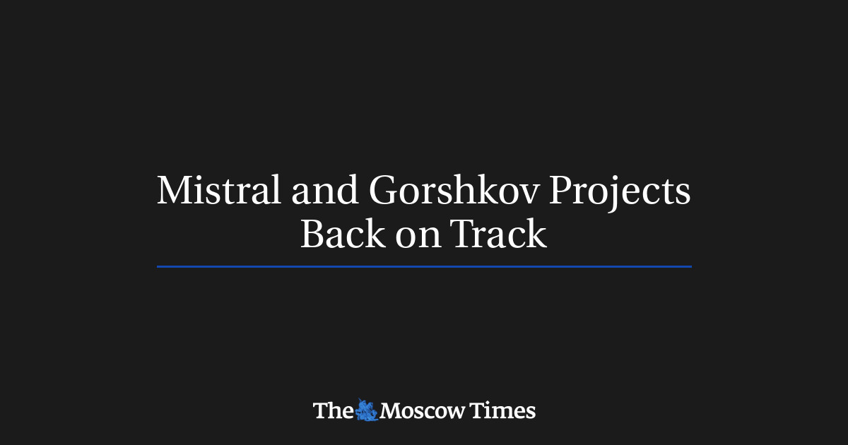 Mistral and Gorshkov Projects Back on Track
