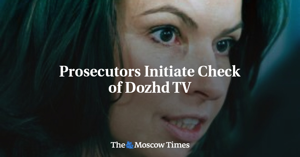 Prosecutors Initiate Check of Dozhd TV