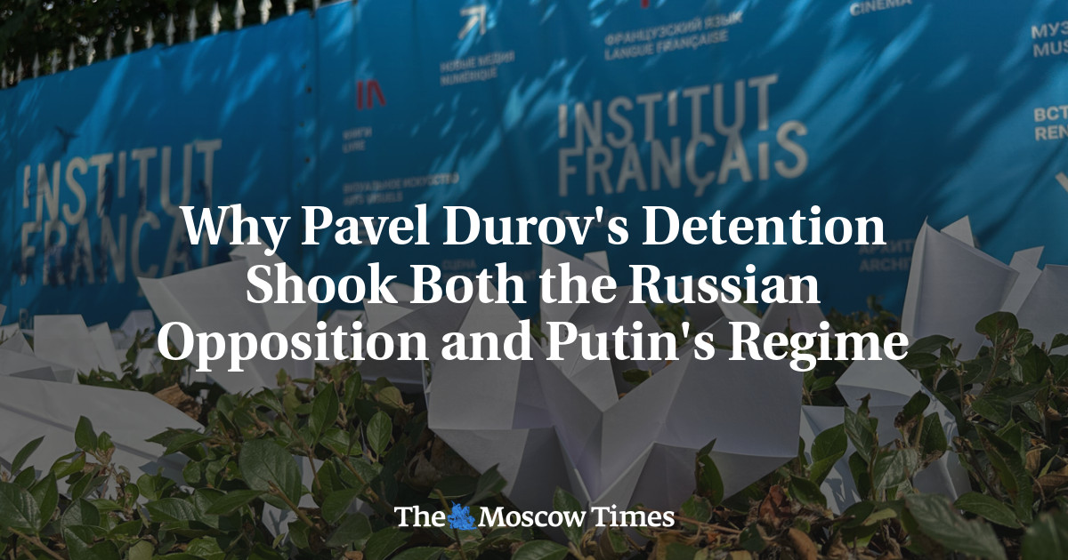Why Pavel Durov's Detention Shook Both the Russian Opposition and Putin ...