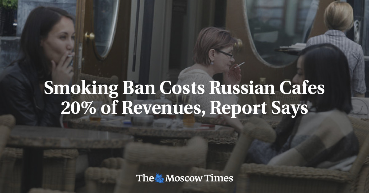 Smoking Ban Costs Russian Cafes 20% of Revenues, Report Says