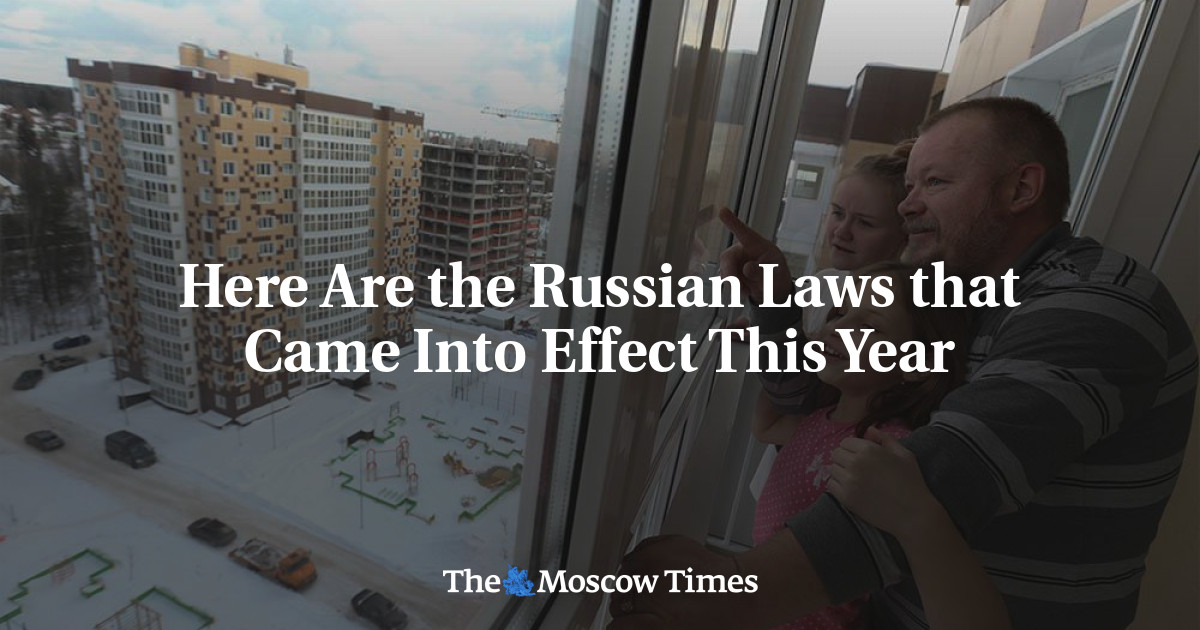 Here Are the Russian Laws that Came Into Effect This Year