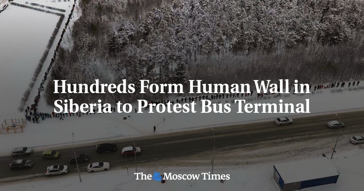 Hundreds Form Human Wall in Siberia to Protest Bus Terminal - The ...