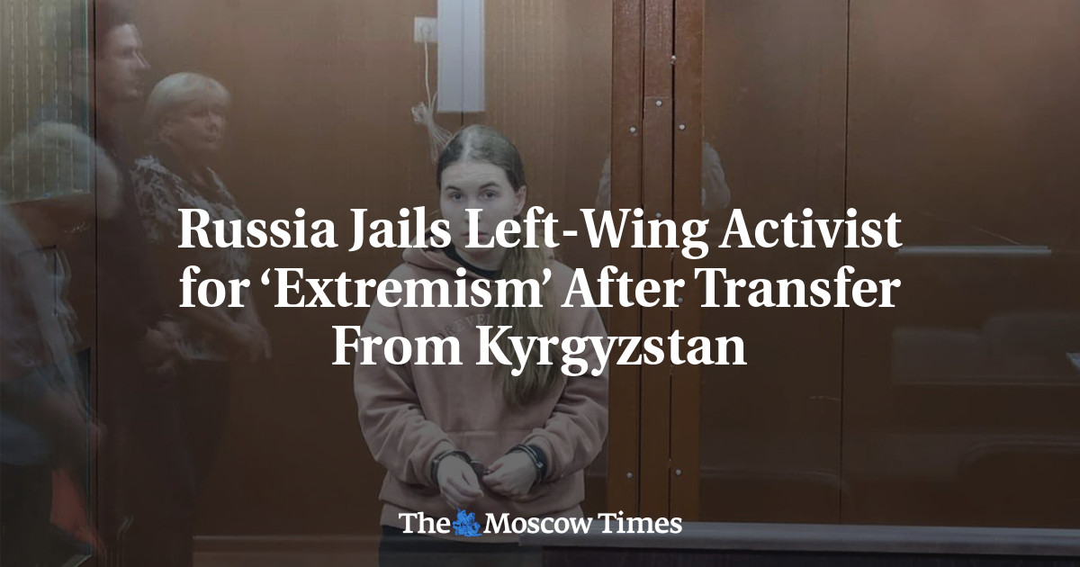Russia Jails Left-Wing Activist for ‘Extremism’ After Transfer From ...