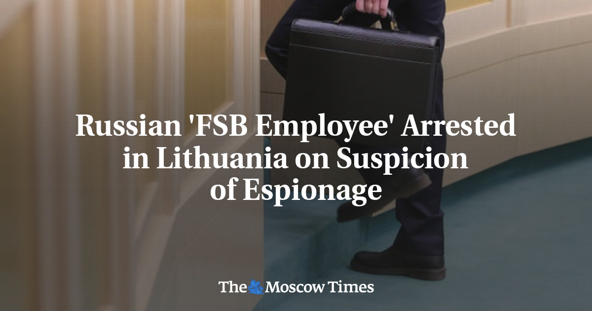 Russian 'FSB Employee' Arrested in Lithuania on Suspicion of Espionage