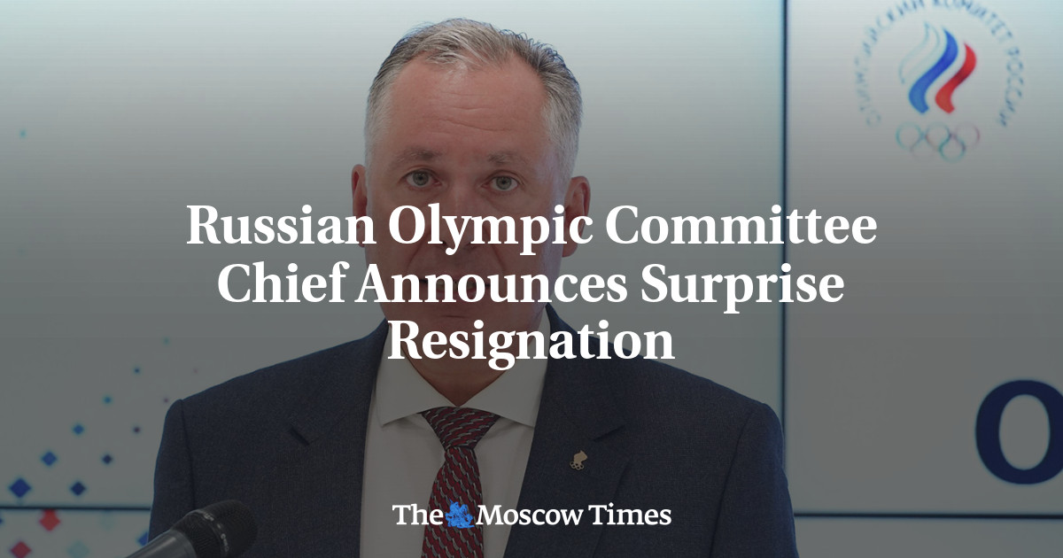 Russian Olympic Committee Chief Announces Surprise Resignation - The ...