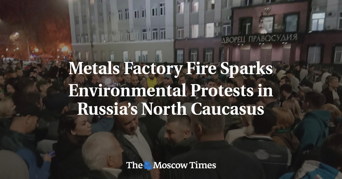 Metals Factory Fire Sparks Environmental Protests in Russia’s North ...