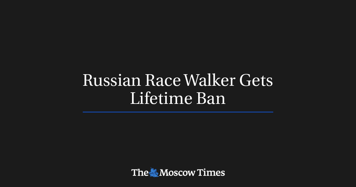 Russian Race Walker Gets Lifetime Ban