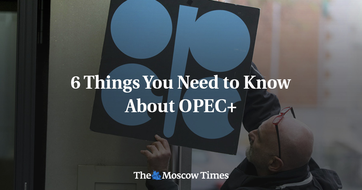 6 Things You Need to Know About OPEC+ - The Moscow Times