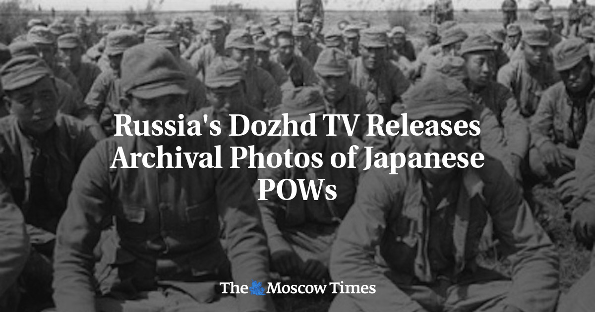 Russia's Dozhd TV Releases Archival Photos of Japanese POWs