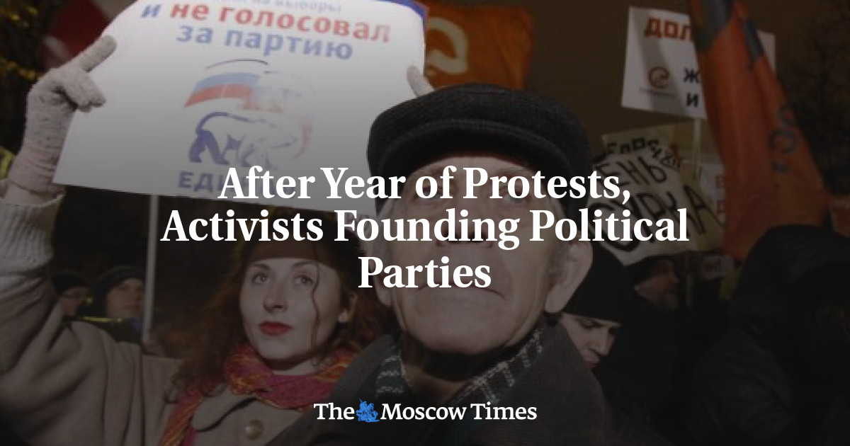 After Year of Protests, Activists Founding Political Parties