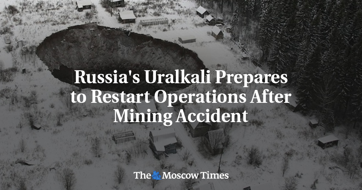 Russia's Uralkali Prepares to Restart Operations After Mining Accident
