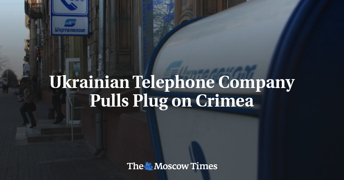 Ukrainian Telephone Company Pulls Plug on Crimea