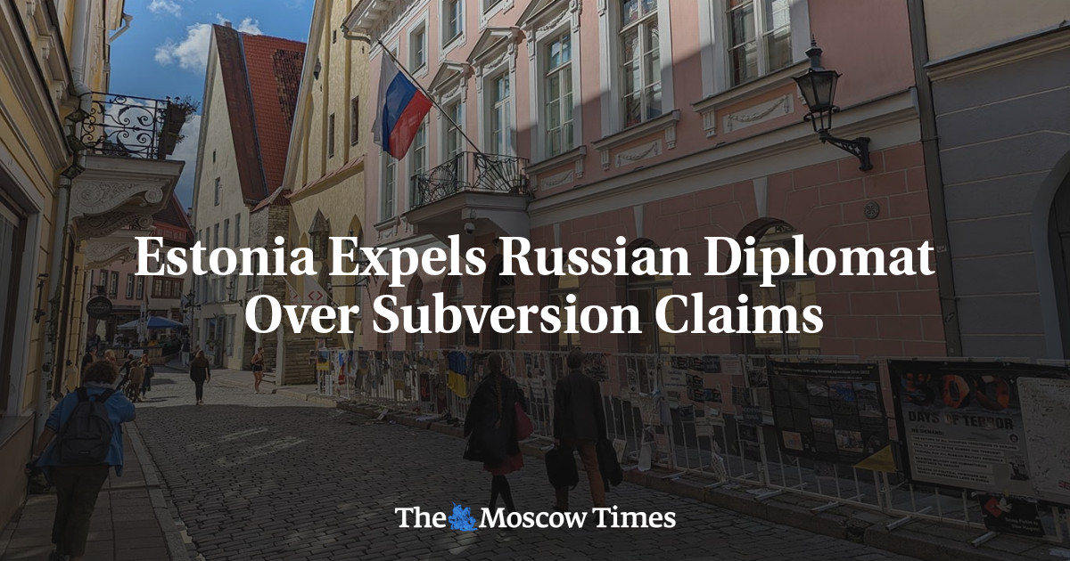 Estonia Expels Russian Diplomat Over Subversion Claims - The Moscow Times