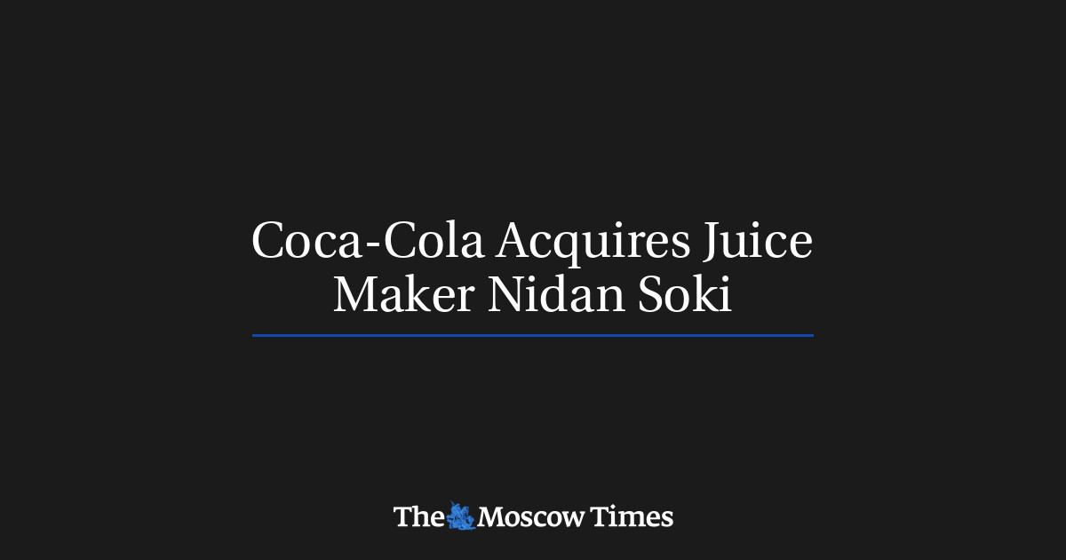 Coca-Cola Acquires Juice Maker Nidan Soki