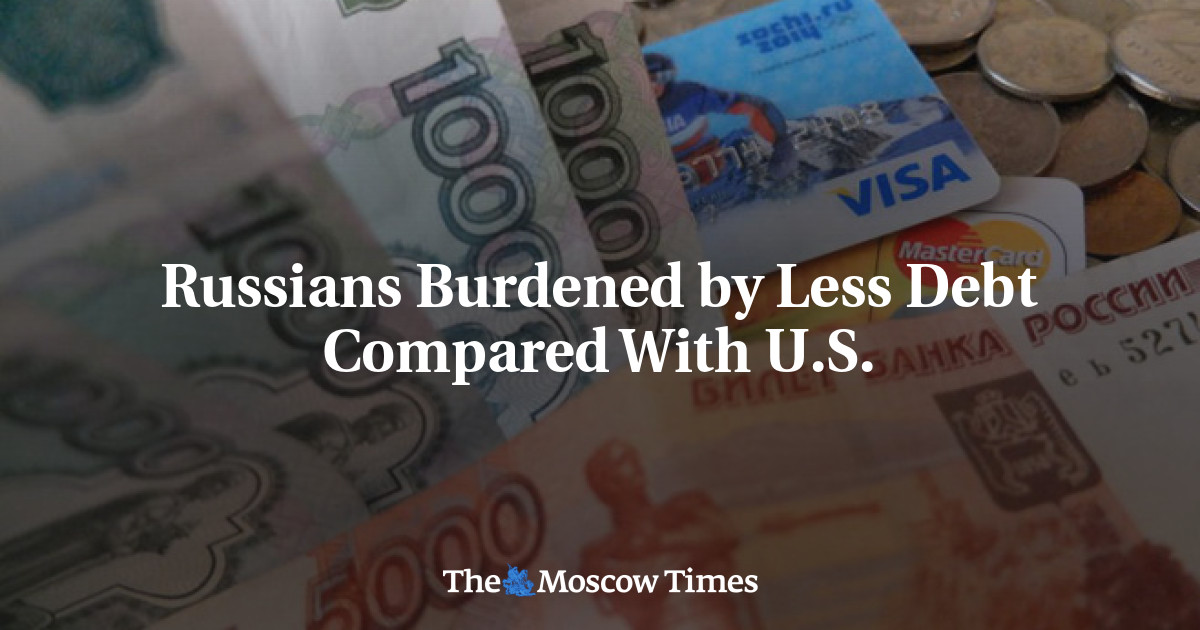 Russians Burdened by Less Debt Compared With U.S.