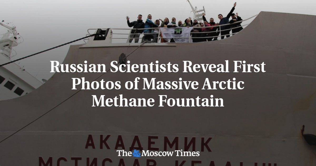 Russian Scientists Reveal Photos of Arctic Methane Fountain - The ...